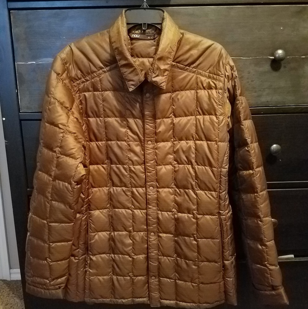 Nau Goose Down Puffer Coat. Worn Once! - Gem